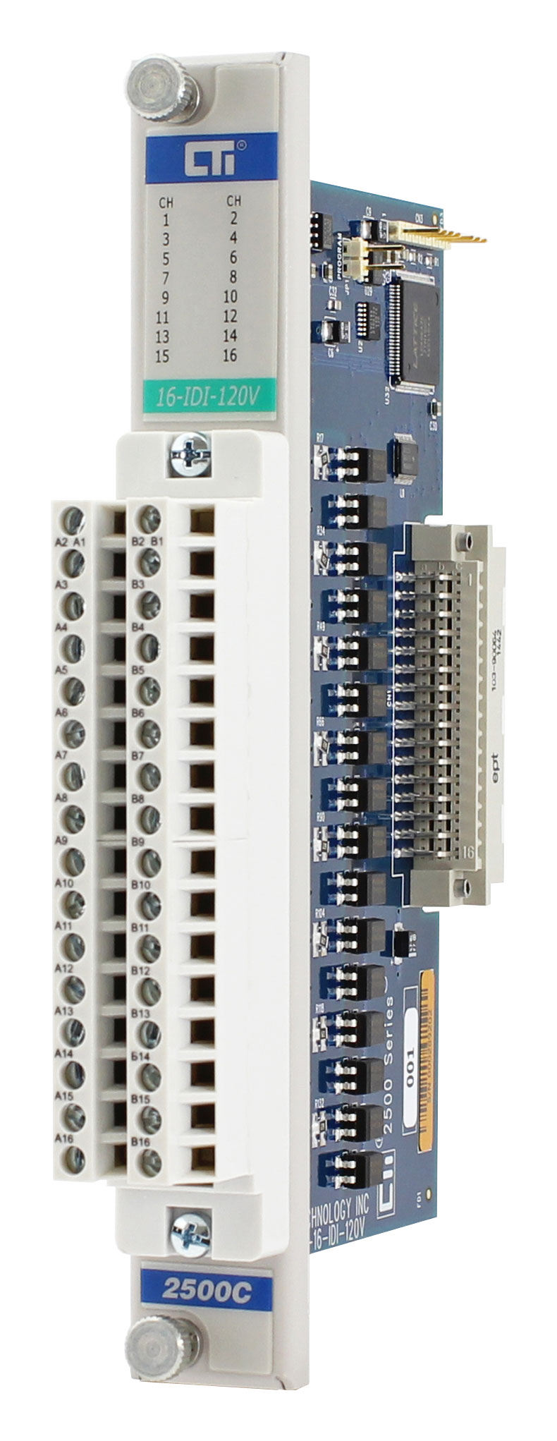 CTI - 2500C-16-IDI-120V Sixteen Isolated 120V AC/DC Digital Inputs