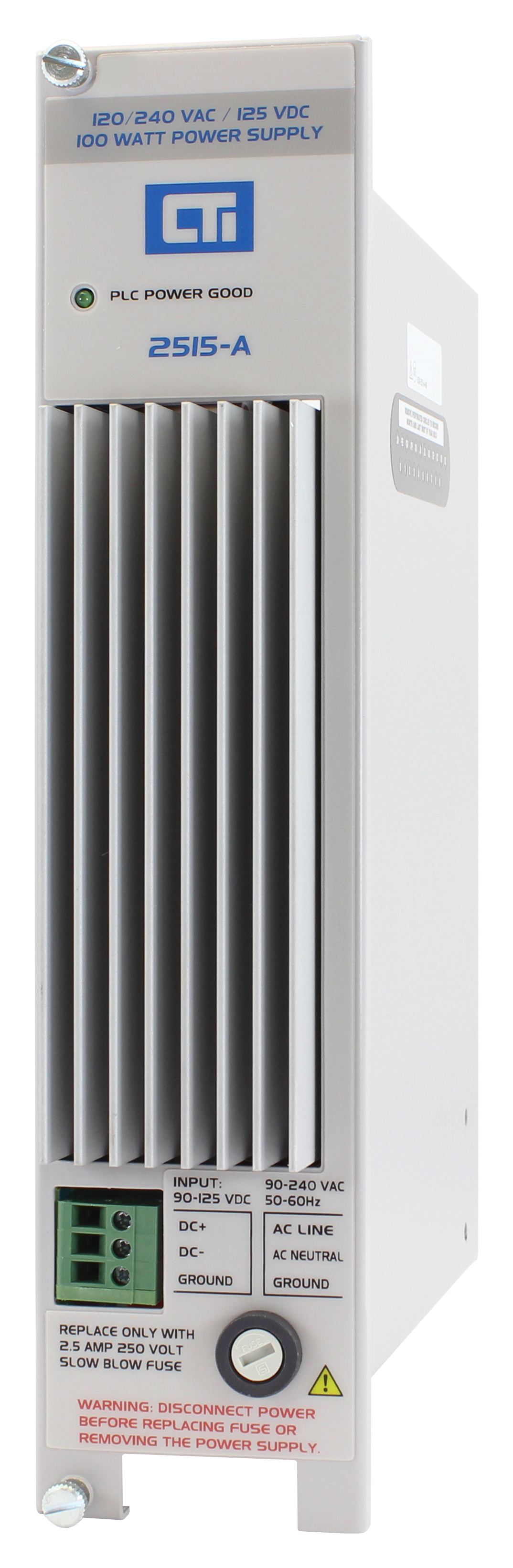 CTI - 2515-A 100-Watt AC/DC Power Supply with Redundancy Support