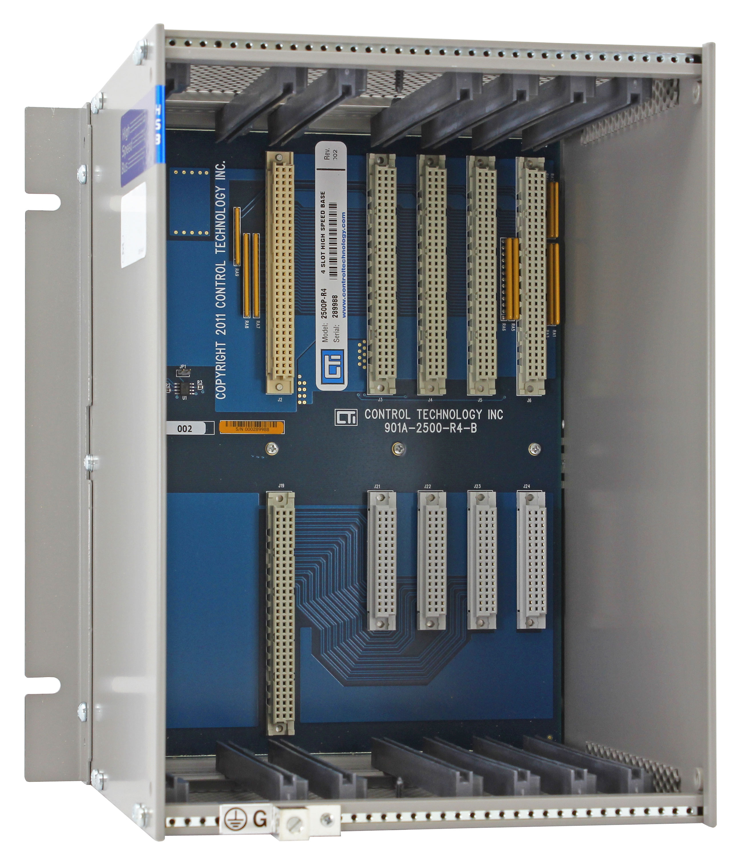 CTI - 2500P-R4 Four-Slot Base with High-Speed Channel